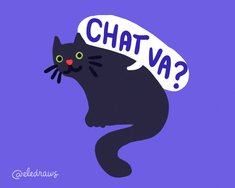 Ca Va Hello GIF by Eledraws (Eleonore Bem) - Find & Share on GIPHY