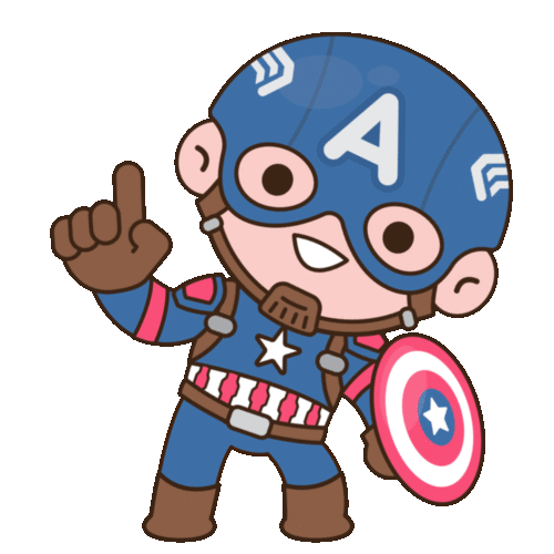 Captain America Sticker by Marvel Studios for iOS & Android | GIPHY