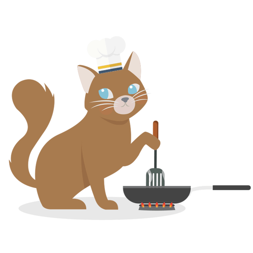 Cat Cooking Sticker by Shedryi Dar for iOS & Android | GIPHY