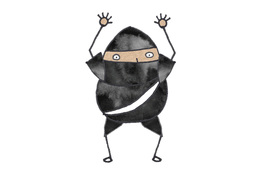 Dancing Ninja Dance Sticker by HITRECORD for iOS & Android | GIPHY