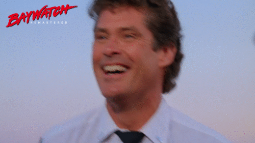 Happy David Hasselhoff GIF by Baywatch - Find & Share on GIPHY