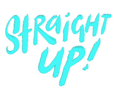 Straight Up Sticker by Norriseph for iOS & Android | GIPHY