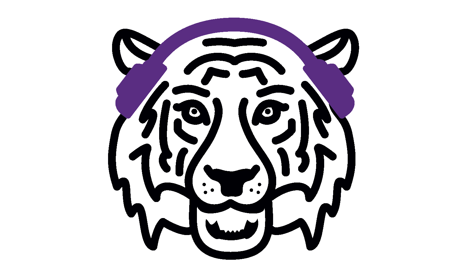 Tiger Lsu Sticker by 225 Magazine for iOS & Android | GIPHY