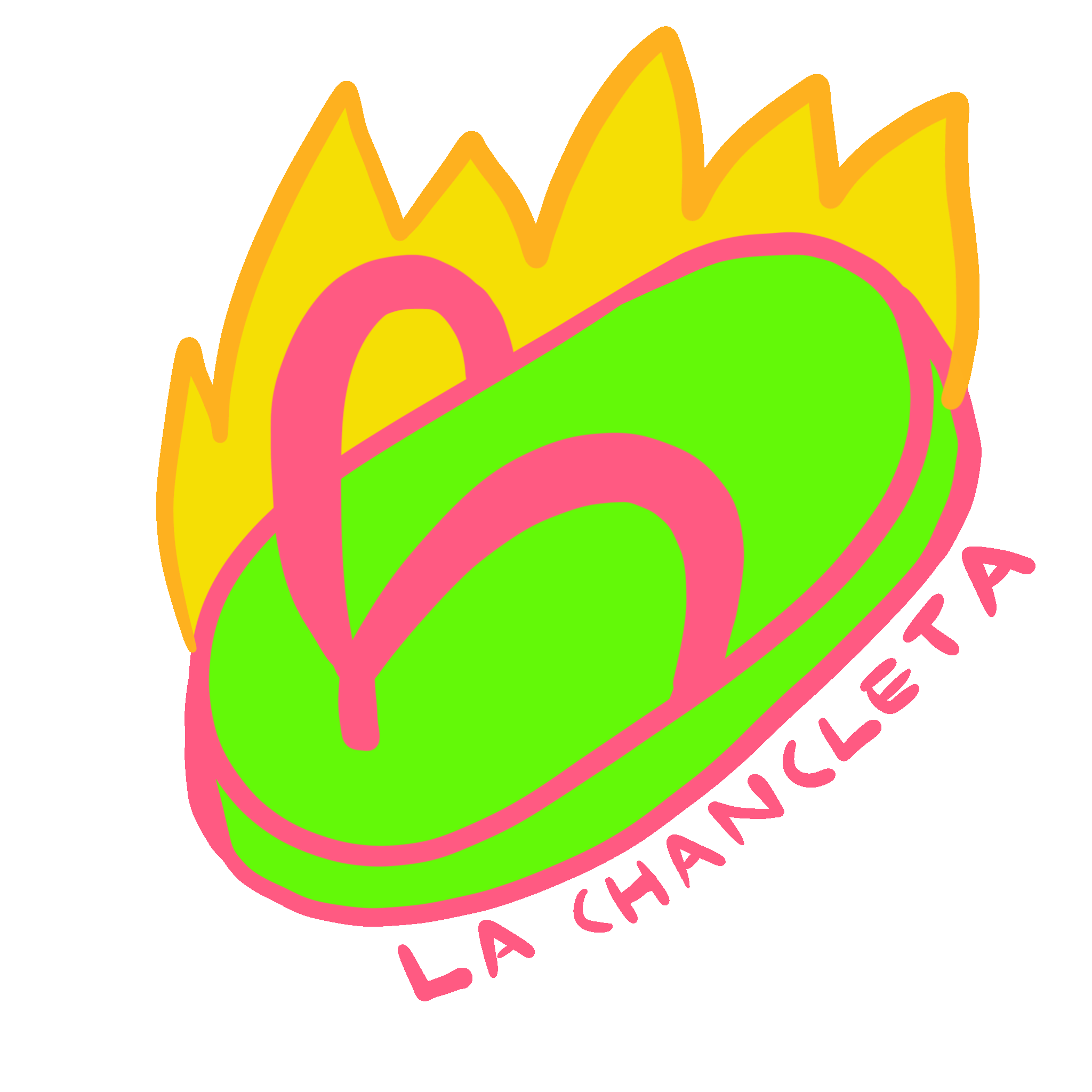 La Chancleta Sticker by Darién Sánchez for iOS & Android | GIPHY