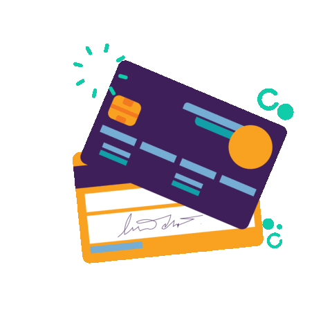 Credit Card Money Sticker by Mister Lemonade for iOS & Android | GIPHY