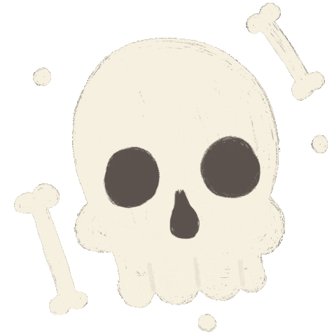 Skull Skeleton Sticker for iOS & Android | GIPHY