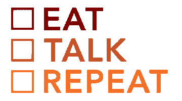 Eat Talk Repeat GIFs on GIPHY - Be Animated