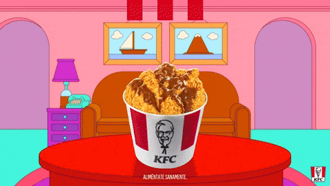 Bucket Of Chicken Gif
