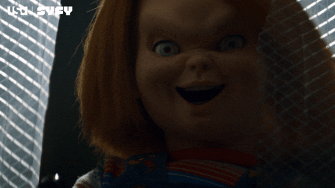 Chucky GIF by SYFY - Find & Share on GIPHY