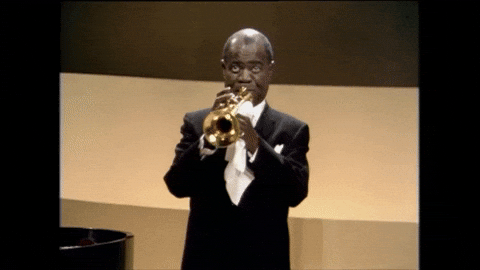 Louis Armstrong Performing GIFs on GIPHY - Be Animated