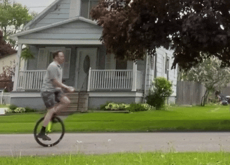 Juggling Unicycle GIF by Derek Tee - Find & Share on GIPHY