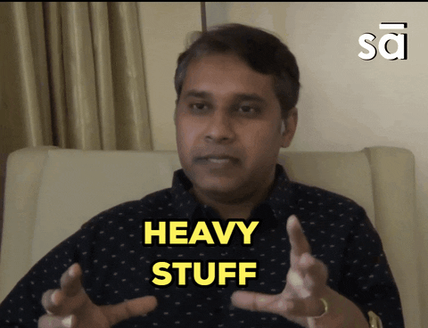 Heavy Stuff Wow GIF by SudeepAudio - Find & Share on GIPHY