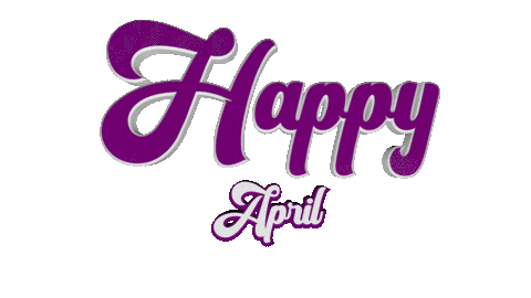 Happy April Sticker by OpticalArtInc. for iOS & Android | GIPHY
