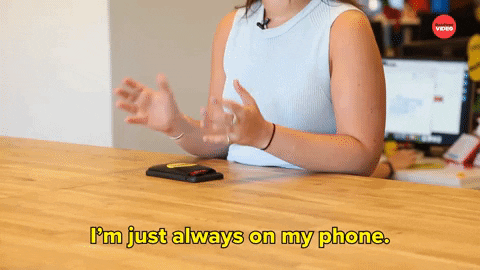 Im-just-always-on-my-phone GIFs - Get the best GIF on GIPHY