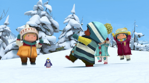 Snow Kids GIFs - Get the best GIF on GIPHY