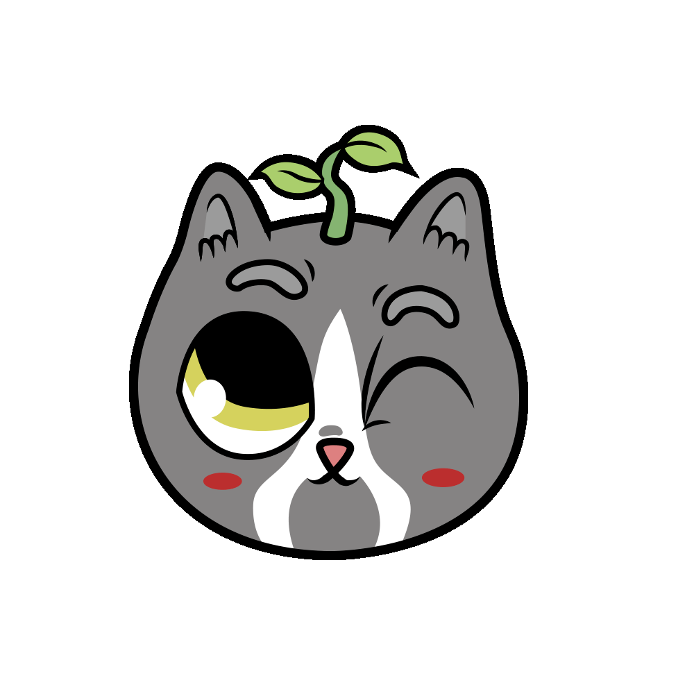 Cat Wink Sticker by @gallegoseba for iOS & Android | GIPHY