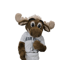 Seattle Mariners Mariner Moose Sticker by MLB for iOS & Android | GIPHY