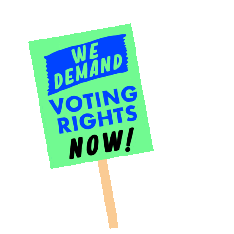 Right To Vote Voting Rights Sticker by INTO ACTION for iOS & Android ...