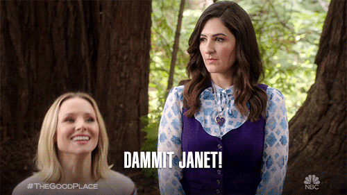 Dammit Janet GIFs - Get the best GIF on GIPHY