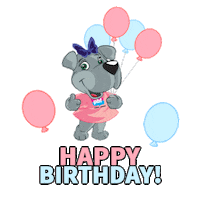 Happy Birthday Feliz Aniversario Sticker by PBF Idiomas for iOS ...