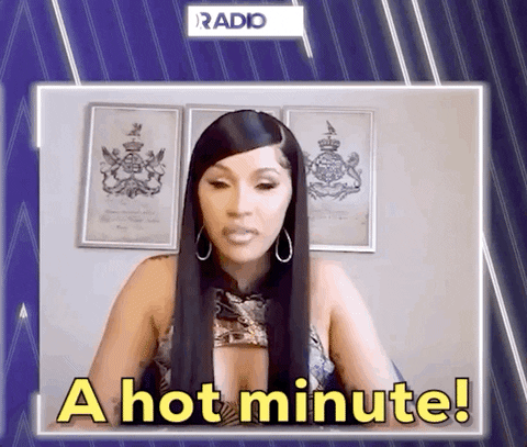 Cardi B Time GIF by RADIO.COM - Find & Share on GIPHY