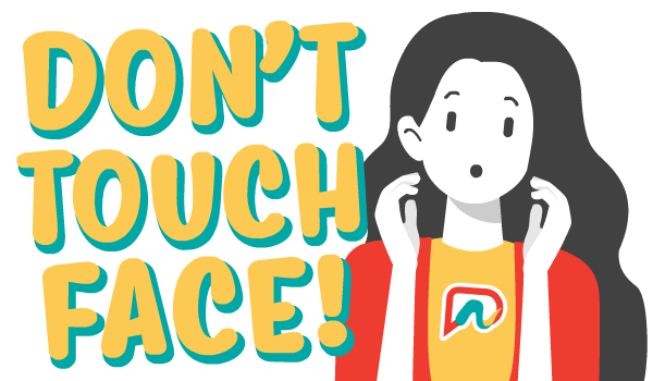 Girl No Touching Sticker by Passionationco for iOS & Android | GIPHY