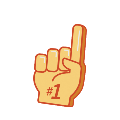 Number One Foam Finger Clipart