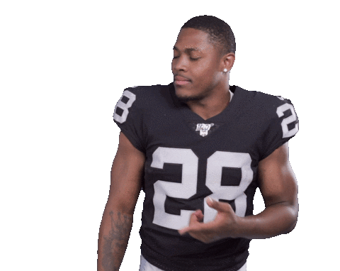 Oakland Raiders Josh Jacobs Sticker by NFL for iOS & Android | GIPHY