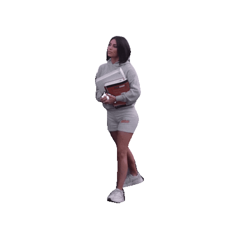 Girl Walking To School Gif
