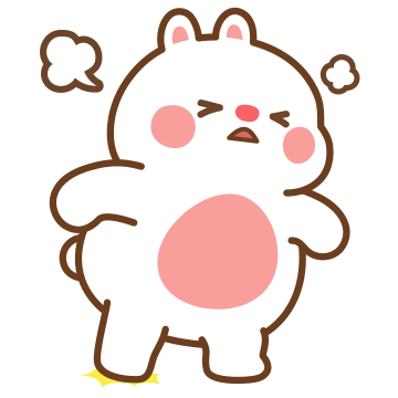 Angry Bunny Sticker by Tonton Friends for iOS & Android | GIPHY