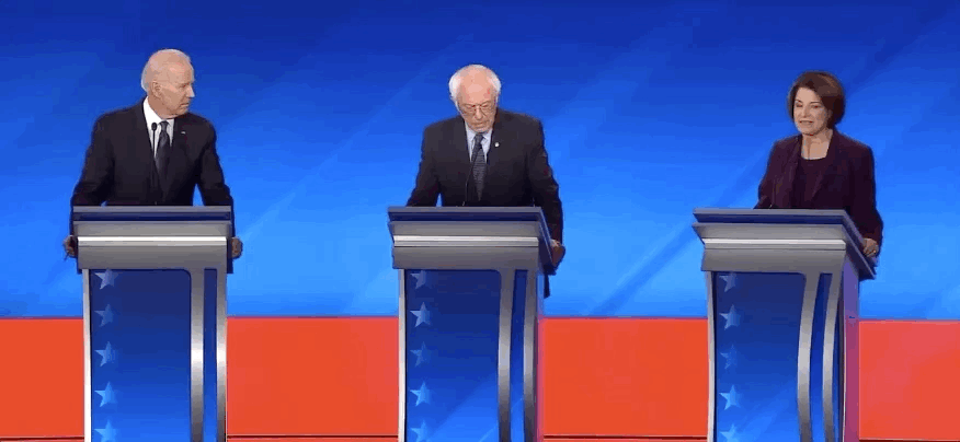 Democratic Debate GIF by GIPHY News - Find & Share on GIPHY