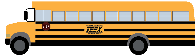 School Bus Sticker by TEEX (Texas A&M Engineering Extension Service ...