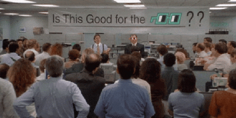 Office Space Glasses GIF by nounish ⌐ - - Find & Share on GIPHY