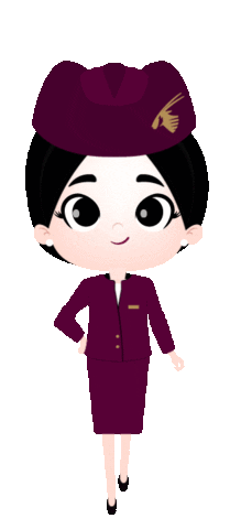 Qatar Airways Sticker for iOS & Android | GIPHY