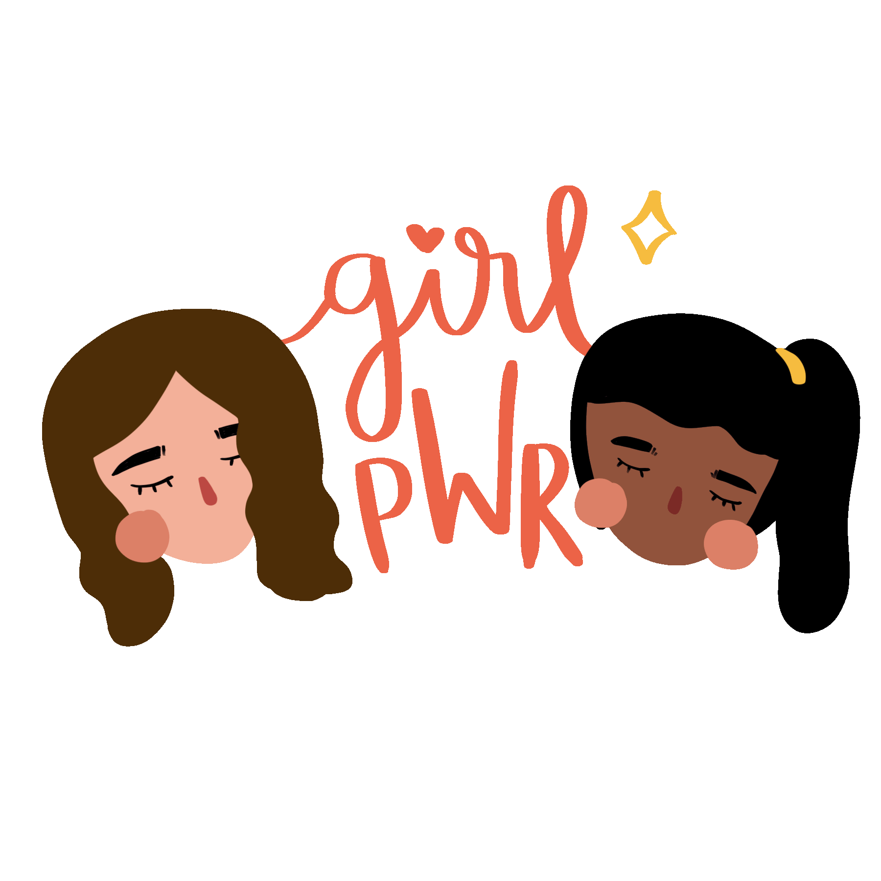 Girl Encourage Sticker for iOS & Android | GIPHY