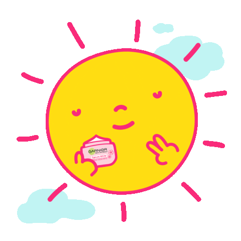 Pink Glow Sticker by GarnierTH for iOS & Android | GIPHY