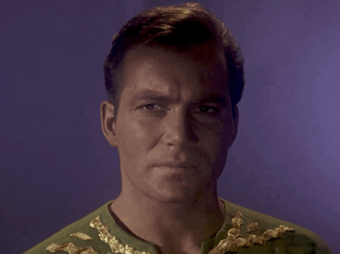 Star Trek Kirk Gif