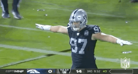 Oakland Raiders Football GIF by NFL - Find & Share on GIPHY