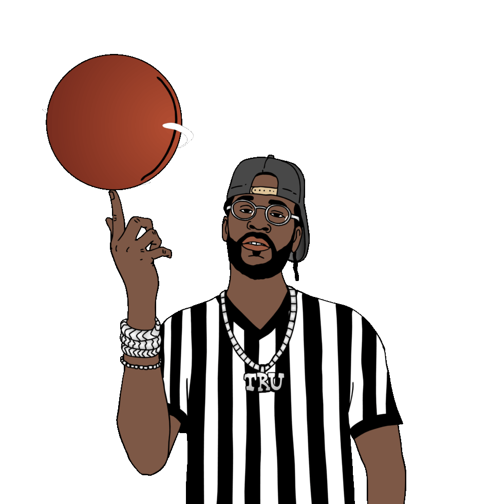 2 Chainz Basketball Sticker by T.R.U. for iOS & Android | GIPHY