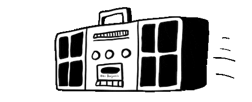 Boombox Sticker by Alec Benjamin for iOS & Android | GIPHY