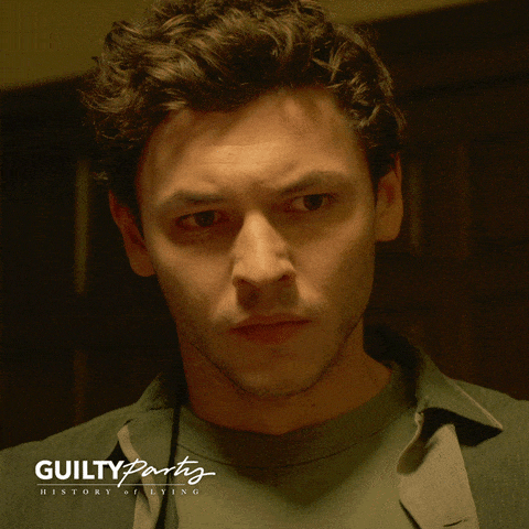 Scared Nick Fink GIF by GuiltyParty - Find & Share on GIPHY