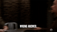 Wrong Answer Animation