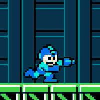 Dancando Megaman Gif
