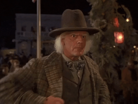 Doc Brown Back To The Future Gif