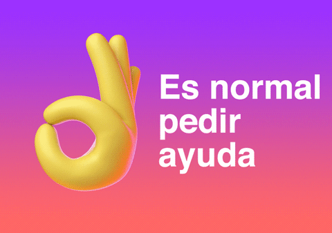 Es Normal Pedir Ayuda GIF by GIPHY Cares - Find & Share on GIPHY