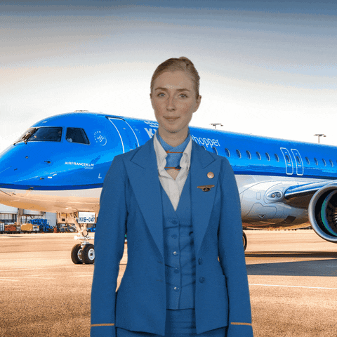 Cabin Crew Applause GIF by KLM - Find & Share on GIPHY
