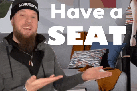Having-a-seat GIFs - Get the best GIF on GIPHY