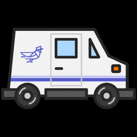 Mail Truck GIFs - Find & Share on GIPHY