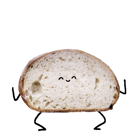 Happy Sourdough Bread Sticker by Cedele for iOS & Android | GIPHY