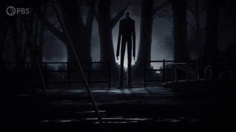 Slender Man Scary Gif